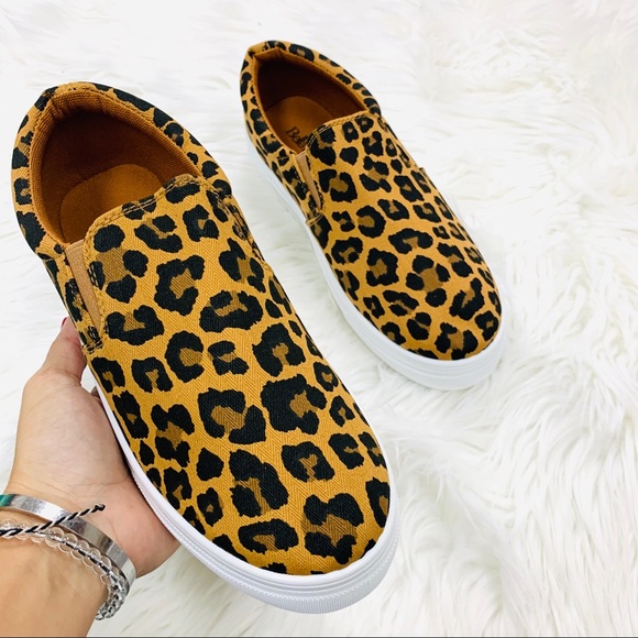 Shoes | Leopard Slip On Sneaker | Poshmark